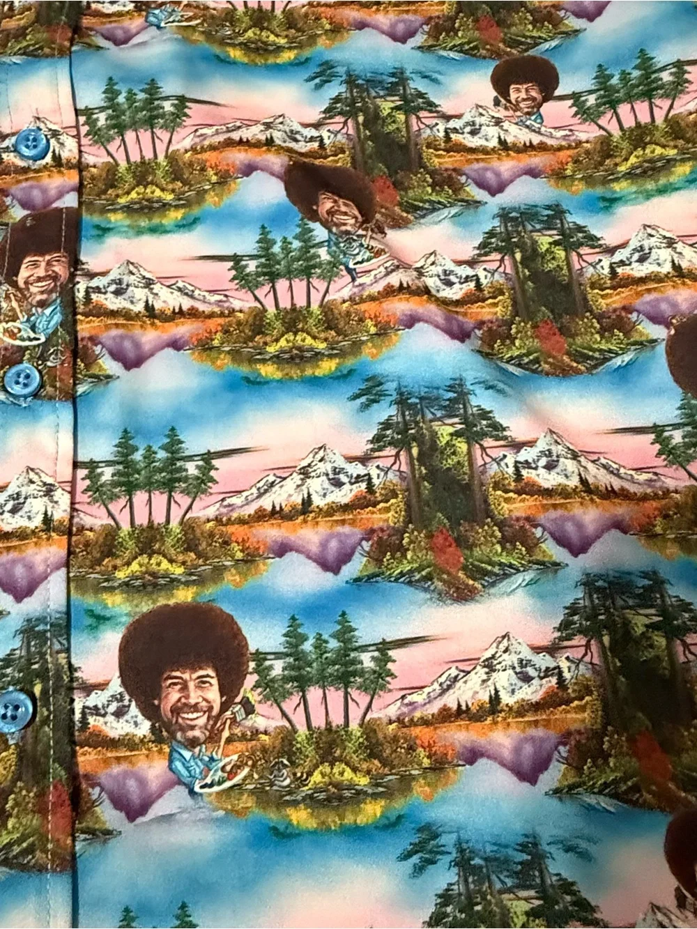 RSVLTS | Shirts | Rsvlts X Bob Ross Mens Large Kunuflex Short Sleeve ...